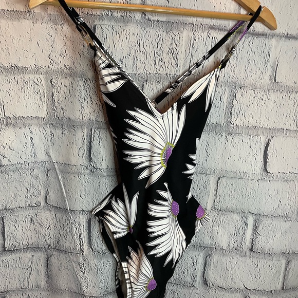 kate spade | Swim | Kate Spade Falling Flower Plunging Vneck One Piece ...